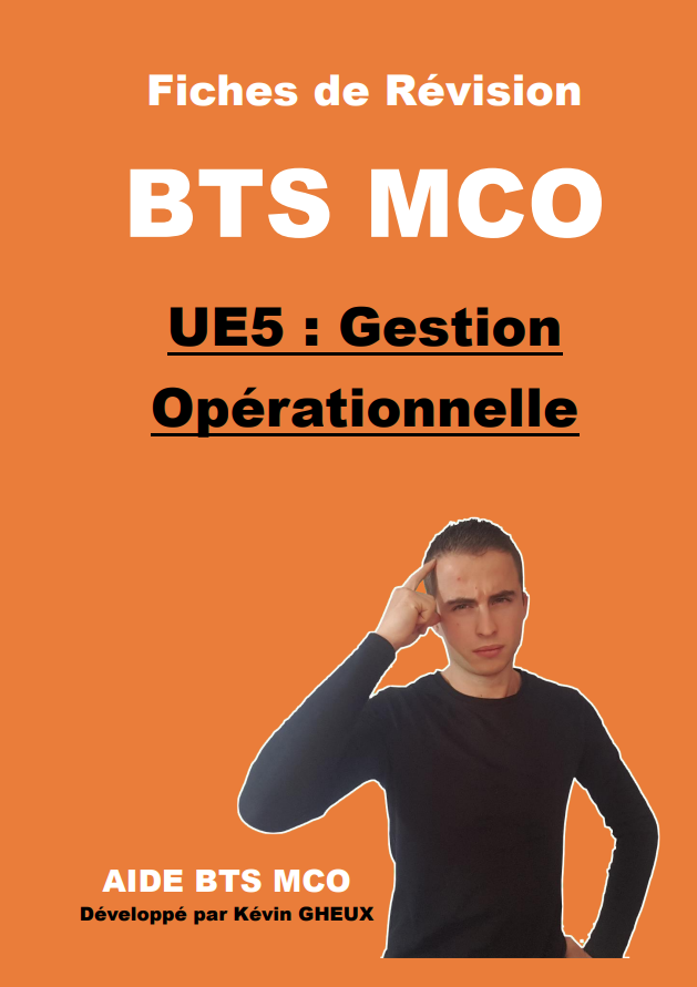 FICHES DE REVISION - UE5 : Gestion Opérationnelle - BTS MCO – AIDE BTS MCO